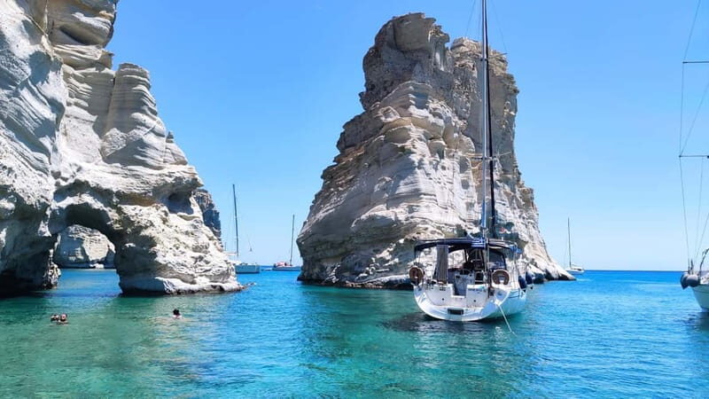 Adamantas: Kleftiko Sailing Cruise with Meal and Swim Stops - Key Points