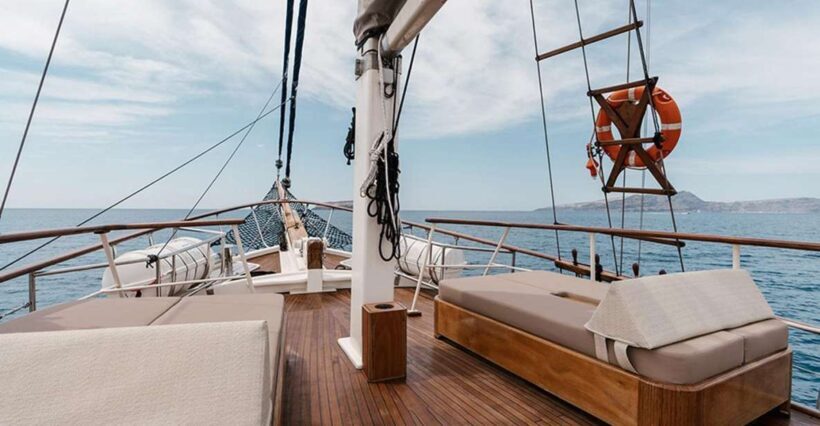 Adonis Luxury Schooner Santorini Full Day Cruise - Key Points