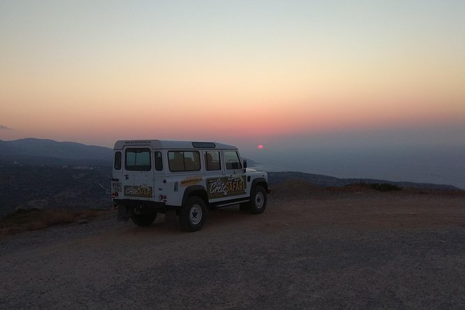 Adventure Jeep Safari Amazing sunset - Discovering Crete’s Hidden Corners with a Sunset Jeep Tour