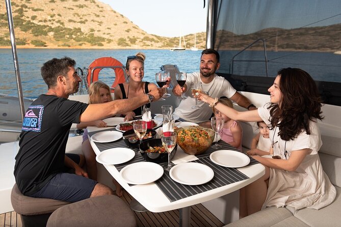 Agios Nikolaos: Morning Catamaran Cruise With Lunch - Morning Cruise Itinerary: Discovering the Aegean Seascape