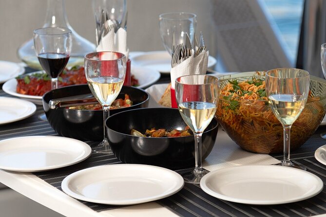 Agios Nikolaos: Morning Catamaran Cruise With Lunch - Recreational Activities: Taking in the Aquatic Adventure