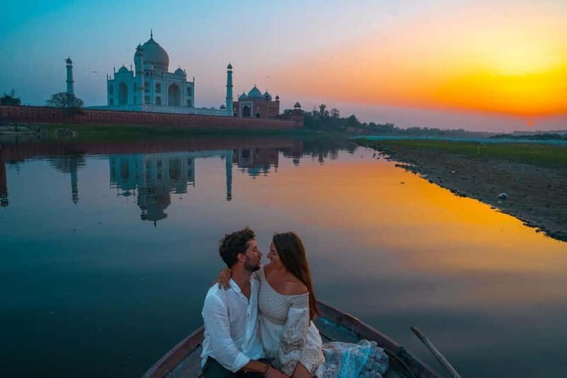 Agra: Taj Mahal Vip Tickets with Guide & Backside Boat Ride - Key Points