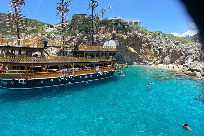 Alanya Grand Pirate Boat Tour With Lunch, Soft Drinks & Transfer - Highlights of the Alanya Grand Pirate Boat Tour