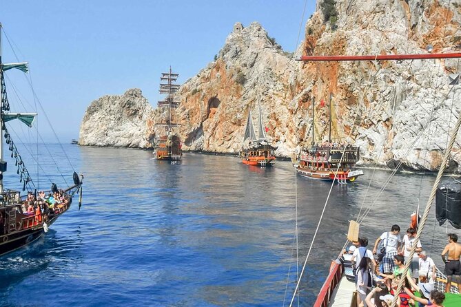 Alanya Pirate Boat Tour With Lunch, Soft Drinks & Transfer - Inclusions