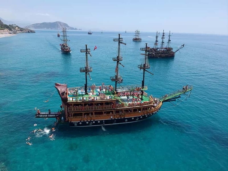 Alanya: Pirate Boat with Lunch and Unlimited Drinks - FAQ