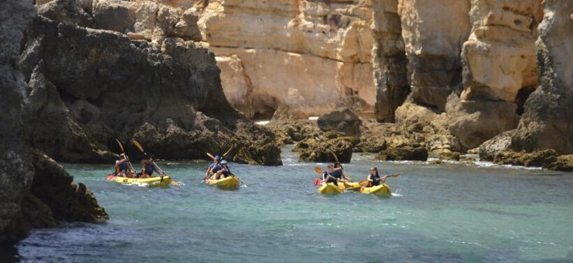Albufeira: Algarve Kayak and Coastline Tour - Key Points