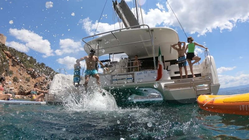 Alghero: Scenic Catamaran Cruise with Lunch and Snorkeling - Key Points