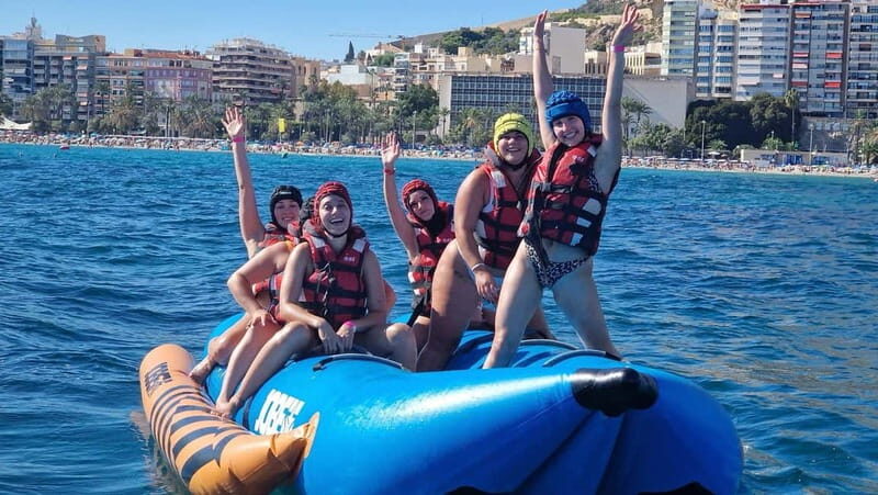 Alicante: Banana ride, Crazy Sofa y Flyfish - Overview of the Experience