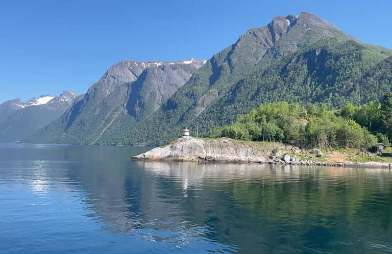 All About the Fjords, in one tour by bus & boat from Ålesund - Fjord Cruise through Hjørundfjord