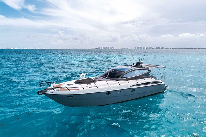 All Inclusive Cancun: 9hrs Coast & Fun 50' Cranchi Mediterranee - The Experience: What to Expect on This 9-Hour Yacht Trip