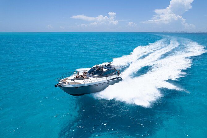 All Inclusive Cancun: 9hrs Coast & Fun 50' Cranchi Mediterranee - FAQs