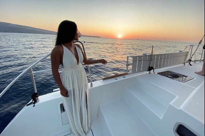 All-Inclusive: Santorini Luxury Sunset Cruise With Greek Meal - Pickup and Transportation Arrangements