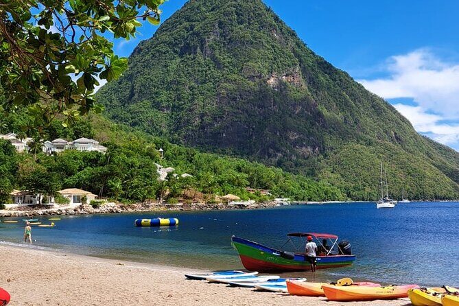 All Inclusive Tour Sulfur Mud Bath, waterfall,Beach & lunch break - A Scenic Journey Through St. Lucia’s Heart