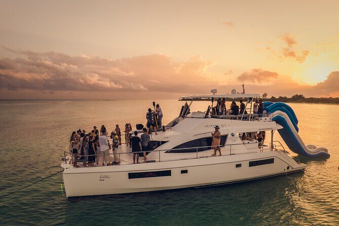 All Inclusive Tulum Party DJ Evening Beat in 51' Leopard PowerCat - Cruising Along the Coast – 40 Minutes of Scenic Beauty