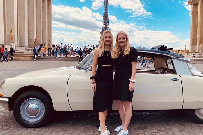 All of Paris Tour in a Vintage Open-Top French Car Citroen DS - Booking and Confirmation