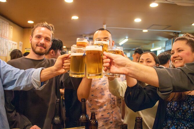 All-You-Can-Drink Bar Hopping Tour in Ueno - Key Points