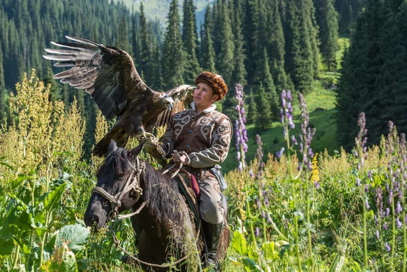 Almaty: Big Almaty Lake Hike and Falconry Show Tour - Key Points