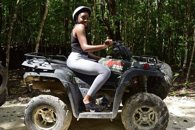 Amazing ATV (single) Cenote and Ziplines with Transfer from Playa del Carmen - Key Points