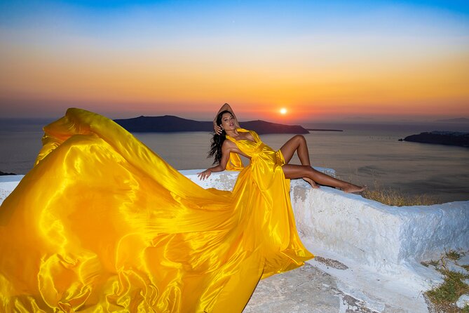 Amazing Flying Dress Photoshoot in Santorini - The Value Proposition