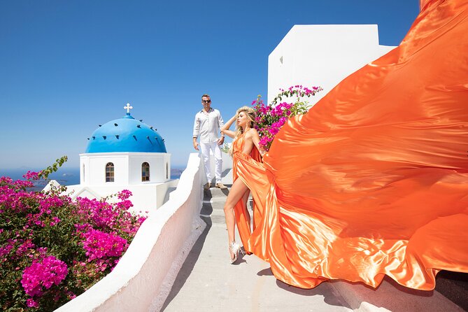 Amazing Flying Dress Photoshoot in Santorini - Practical Considerations and Tips