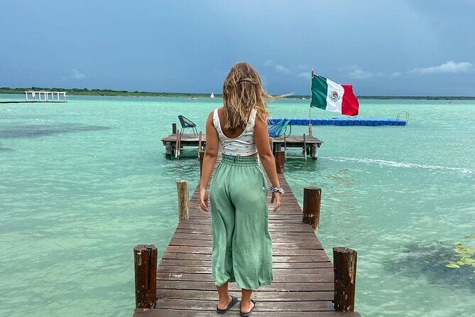Amazing Magic Tour Bacalar - Discover Beauty of Seven Color Lagoon from Cancun - Cenote Azul: A Natural Wonder