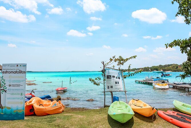 Amazing Magic Tour Bacalar - Discover Beauty of Seven Color Lagoon from Cancun - Return to Cancun