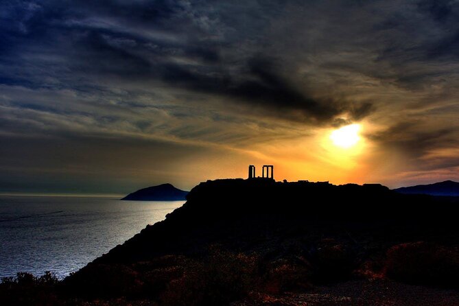 Amazing Sunset at Poseidons Temple, Cape Sounio - Highlights of the Tour