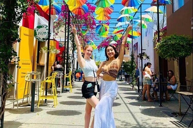 Ambar Chocolate Puerto Plata Culture and Colored Umbrella - Stop 2: Umbrella Street