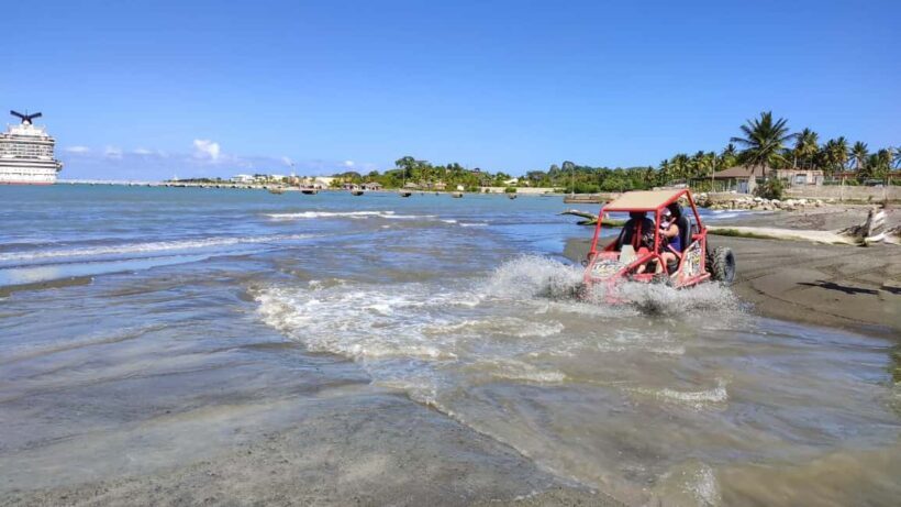 Amber Cove & Taino Bay: Buggy Tour with Swimming & Tasting - Key Points