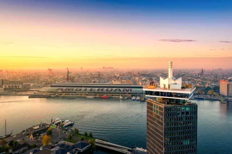 Amsterdam: A'DAM Lookout Entry Ticket with 2 Drinks - Key Points