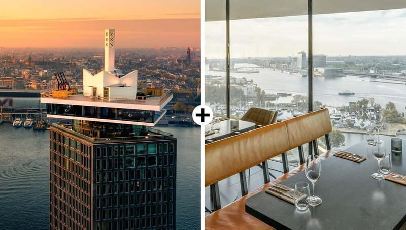 Amsterdam: A'DAM Lookout with Revolving Restaurant Moon - The Itinerary and What to Expect
