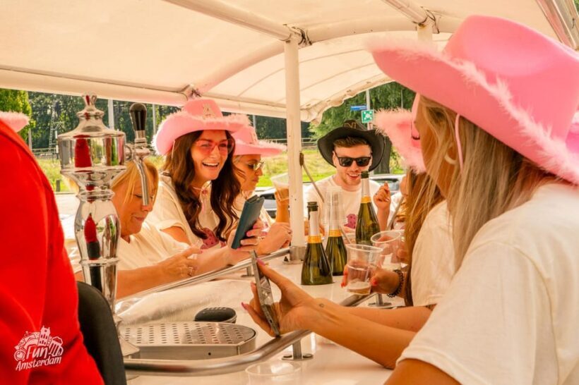 Amsterdam: Dutch Prosecco Party Bike - Key Points