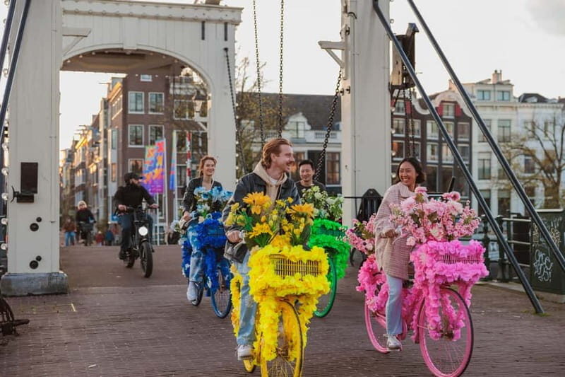 Amsterdam: Explore Canals, Guided Tour on Flower Bikes - Key Points