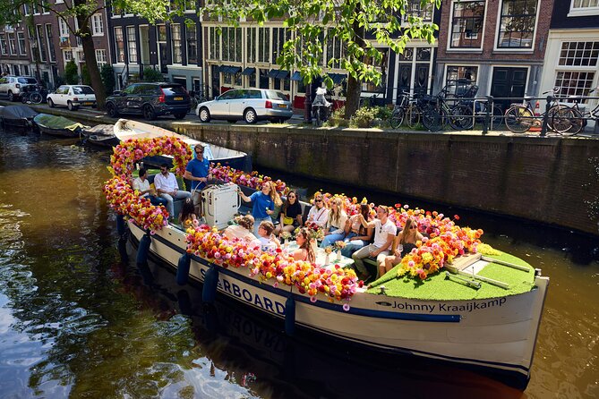 Amsterdam Flower Boat Canal Cruise With Local Guide - Booking and Pricing