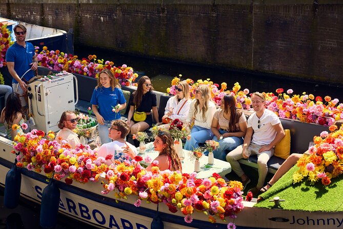 Amsterdam Flower Boat Canal Cruise With Local Guide - Reviews and Ratings
