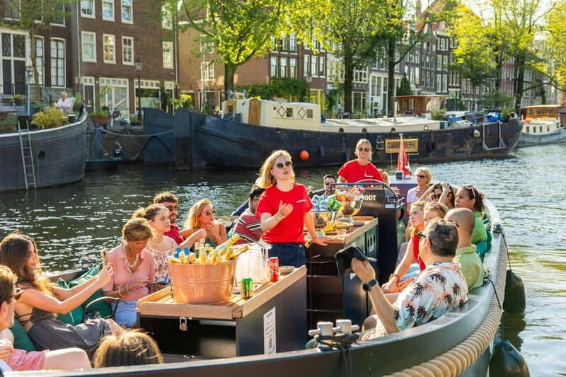 Amsterdam: Guided Open Boat Canal Cruise Including Drink - FAQ