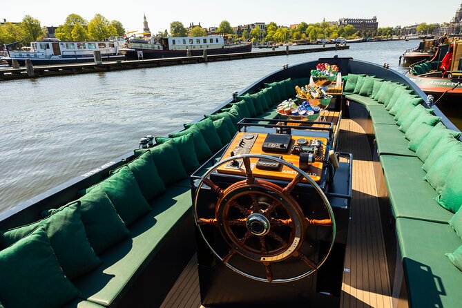 Amsterdam: Guided Open Boat Canal Cruise With Drinks Option - Key Points