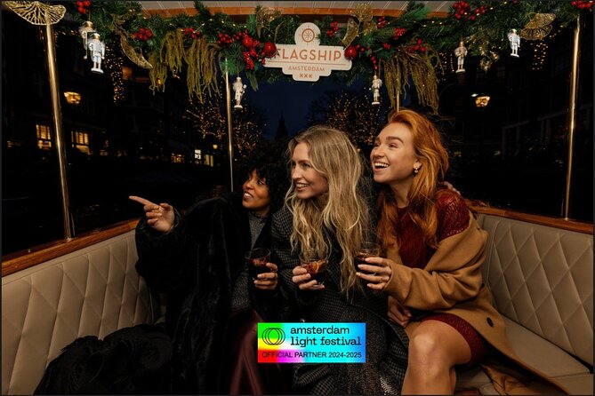 Amsterdam Light Festival: Canal Cruise Covered Saloon Boat - Preparing for the Amsterdam Light Festival Canal Cruise