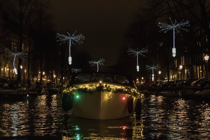 Amsterdam Light Festival: Canal Cruise Luxury Boat - Key Points