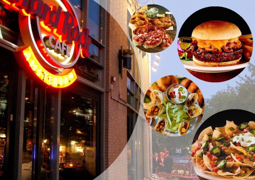 Amsterdam Nightlife Ticket with A GOLD MENU Hard Rock Dinner - What to Expect at the Hard Rock Cafe
