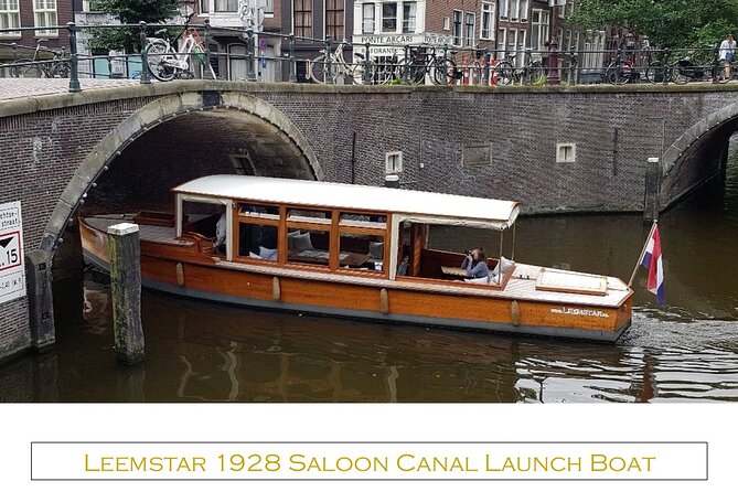 Amsterdam Small-Group Canal Cruise in 1920S Saloon Boat - Accessibility Considerations