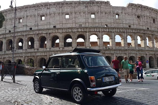Ancient Tour of Rome by Mini Cooper Classic Cabrio With Aperitif - Vintage Mini Cooper Cabrio Experience