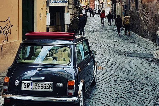 Ancient Tour of Rome by Mini Cooper Classic Cabrio With Aperitif - Tour Logistics and Scheduling