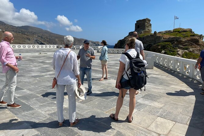 Andros Town, Pythara Waterfall, Menites Springs: Half-Day Tour - Pick-up and Meeting Point