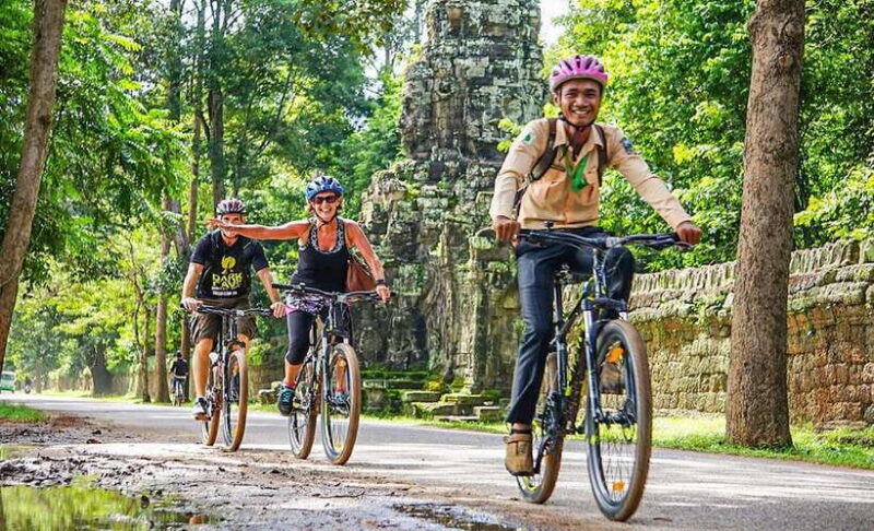 Angkor Bike tour & Gondola Sunset Boat w/ Drinks & Snack - FAQ