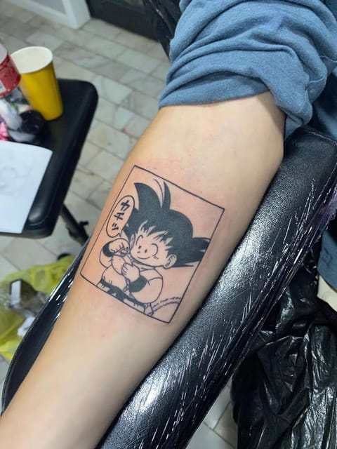 Anime Manga Tattoo Session Tokyo Japan Dragon Ball Pokemon - Tattoo Experience