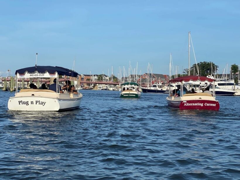 Annapolis: Electric Boat Rental - Duffy Sun Cruiser - 10ppl - The Sum Up: A Relaxing and Eco-Friendly Way to Explore