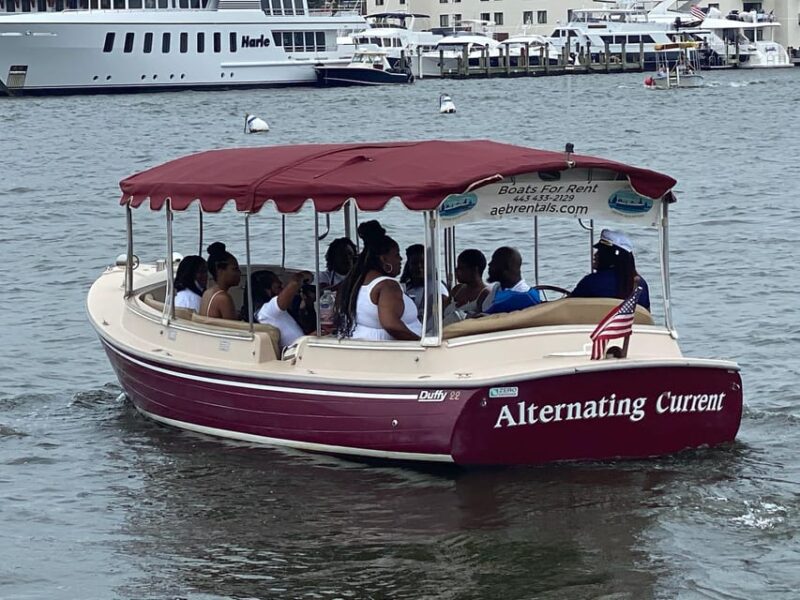 Annapolis: Electric Boat Rental - Duffy Sun Cruiser - 10ppl - What to Expect During Your Cruise