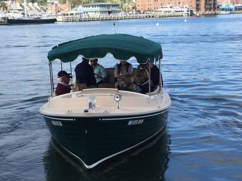 Annapolis: Electric Boat Rental - Duffy Sun Cruiser - 10ppl - Inclusives and Extras