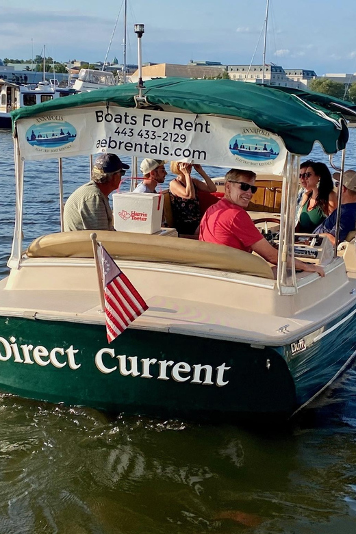 Annapolis: Electric Boat Rental - Duffy Sun Cruiser - 10ppl - Practical Details